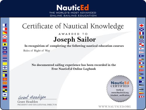 The NauticEd Sailing Certificate Explained - NauticEd Sailing Blog