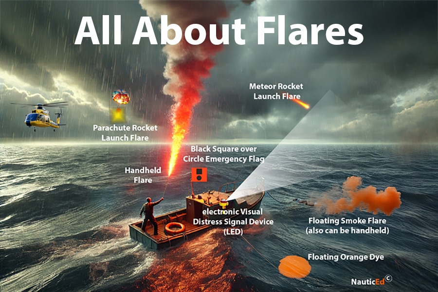 Flares are Essential Safety Equipment - NauticEd Sailing Blog