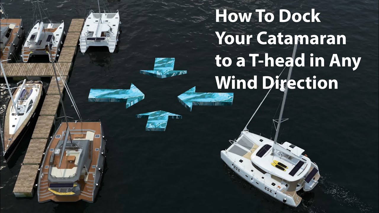 How to Dock a Catamaran on a T-Head (Complete Guide) - NauticEd Sailing ...